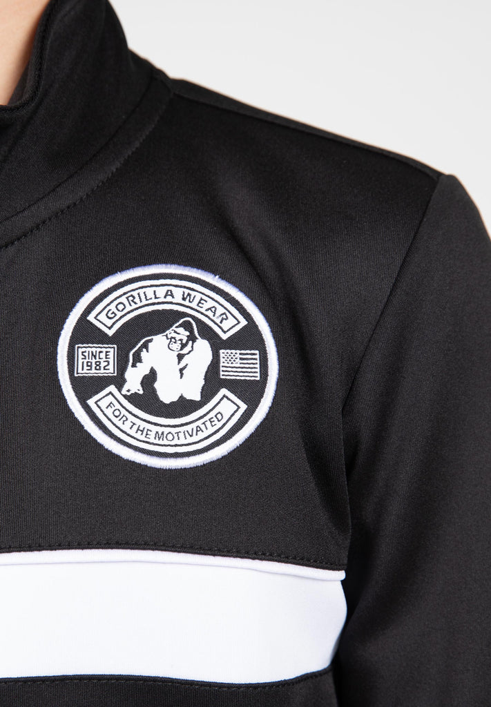 Vernon Kids Track Jacket - Black | GorillaWearUsa