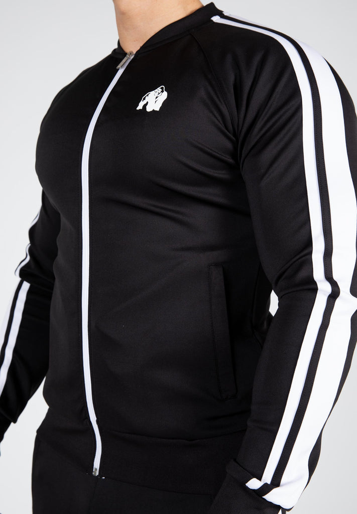 Riverside Track Jacket - Black | GorillaWearUsa