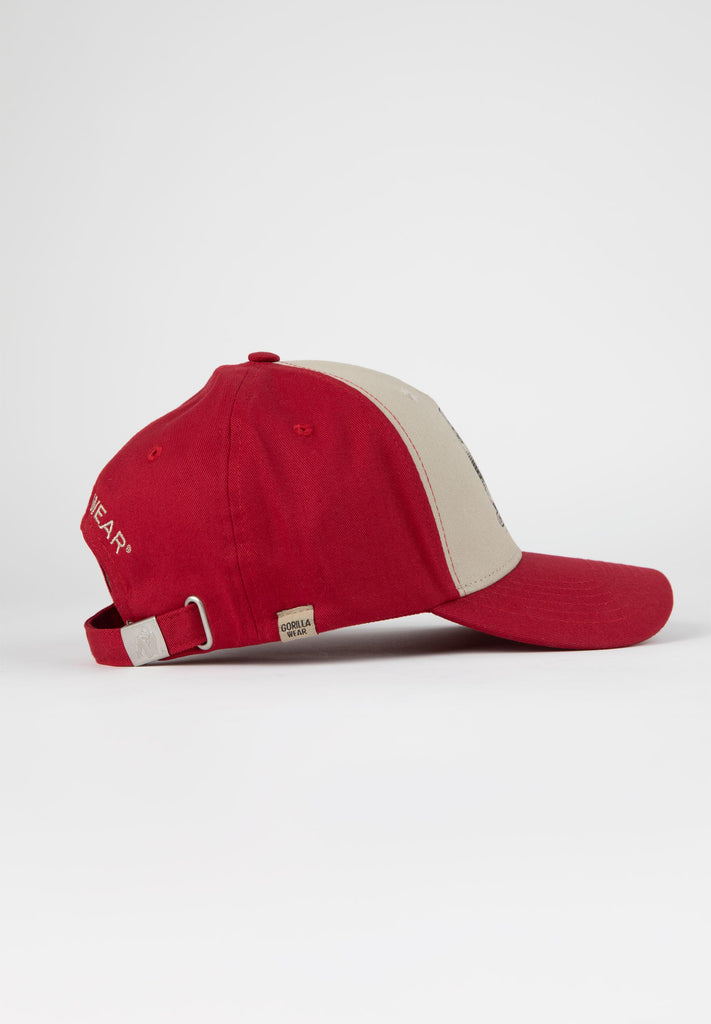 Buckley Cap - Red/Beige | GorillaWearUsa